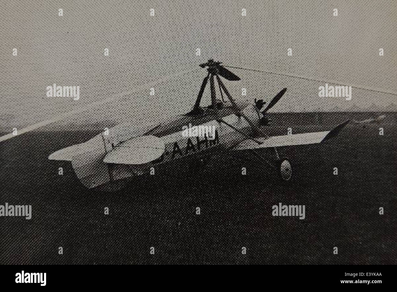 The Cierva C19 autogyro, a notable aircraft in early aviation history ...