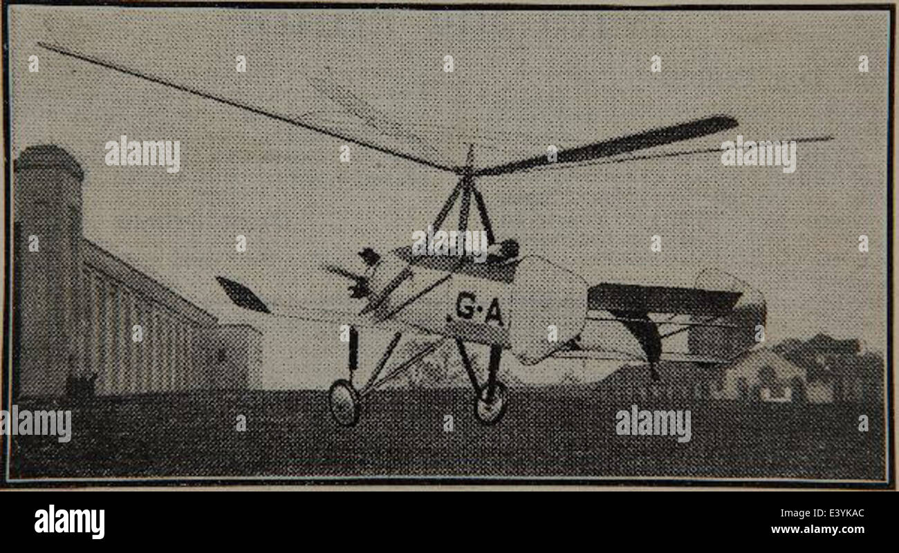 Cierva autogyro hi-res stock photography and images - Alamy