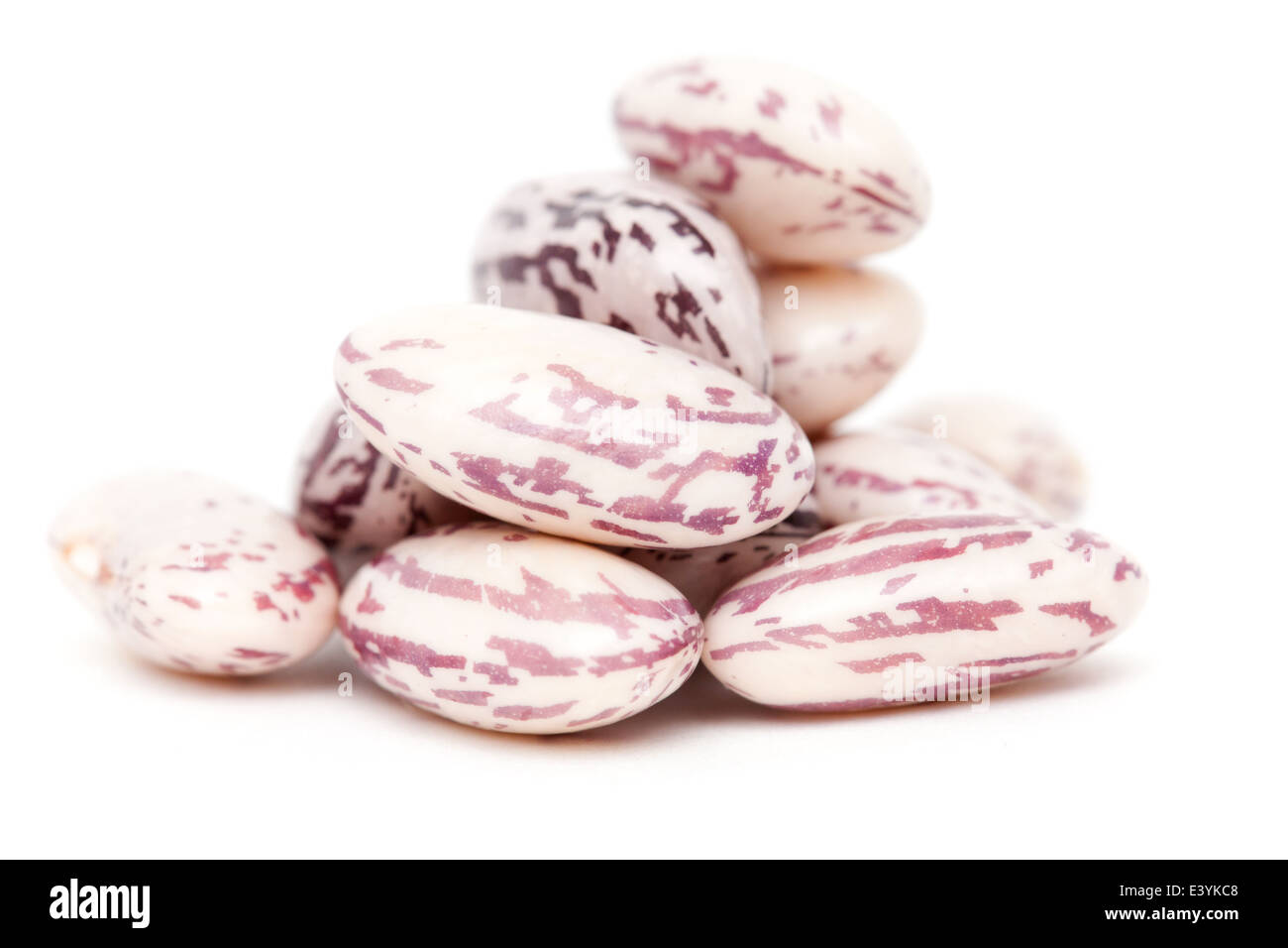 beans isolated on white background Stock Photo - Alamy