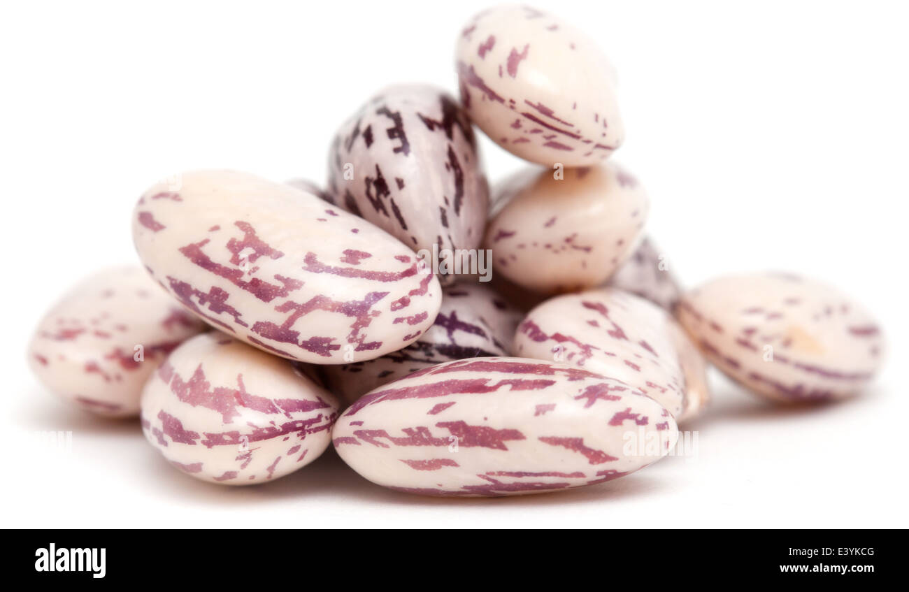 beans isolated on white background Stock Photo - Alamy