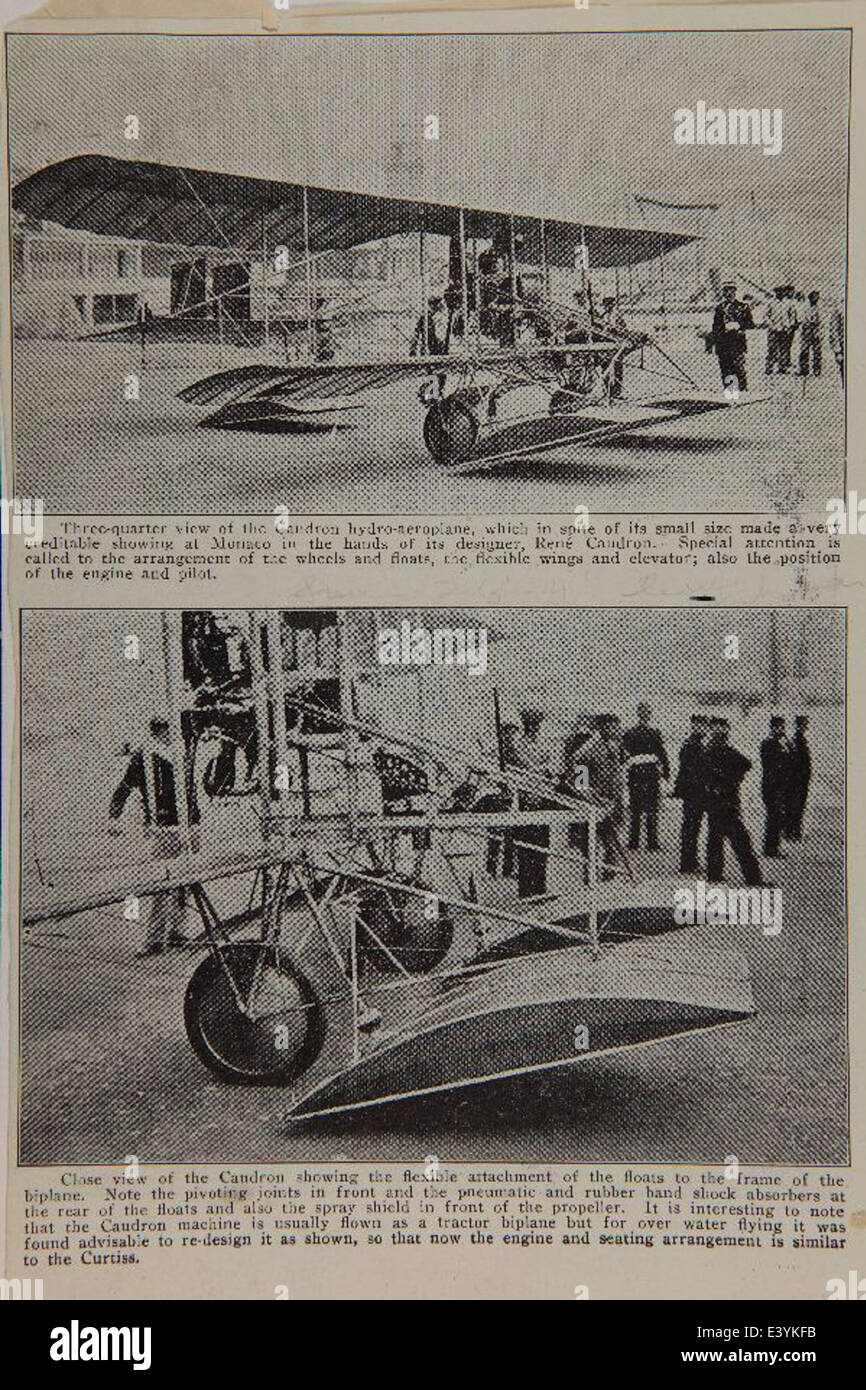 Caudron aeroplane hi-res stock photography and images - Alamy