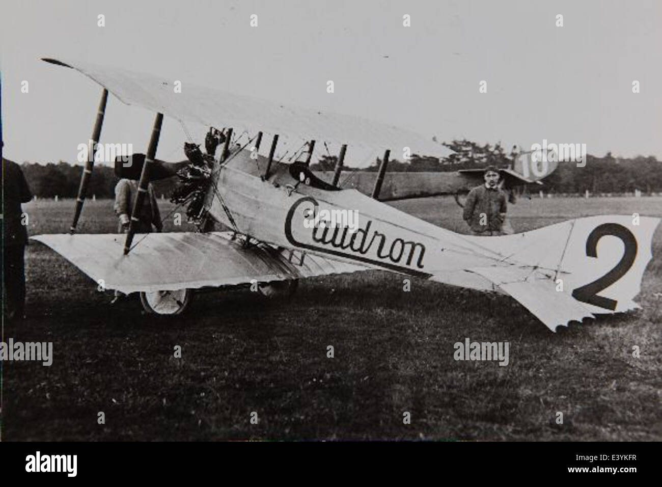 A photograph of a Caudron aircraft, showcasing its role in early ...