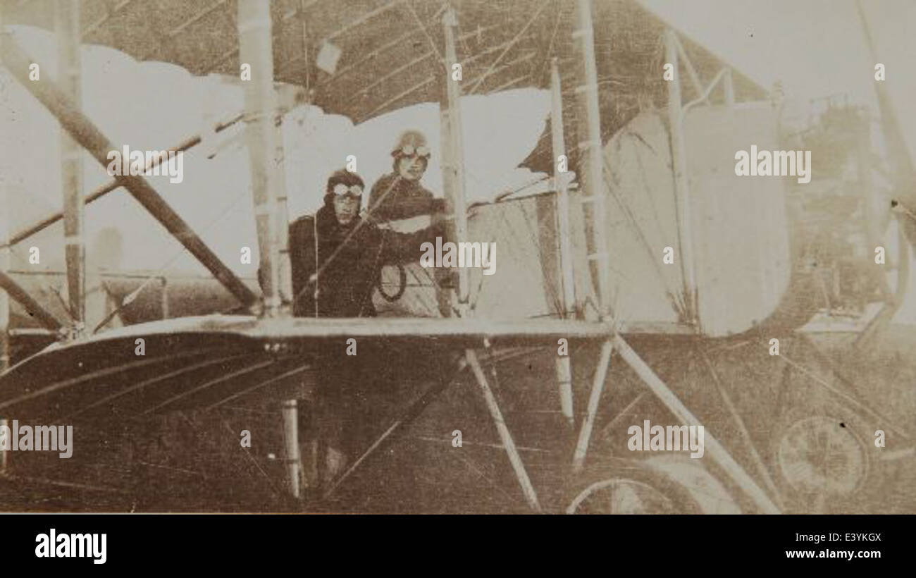 A photograph of the Caudron G-3, an early French civil aircraft ...