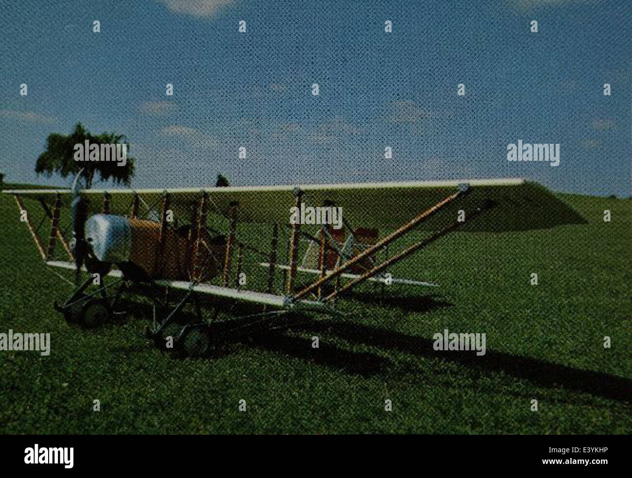 A Caudron G-3 aircraft displayed at the San Diego Air and Space Museum ...