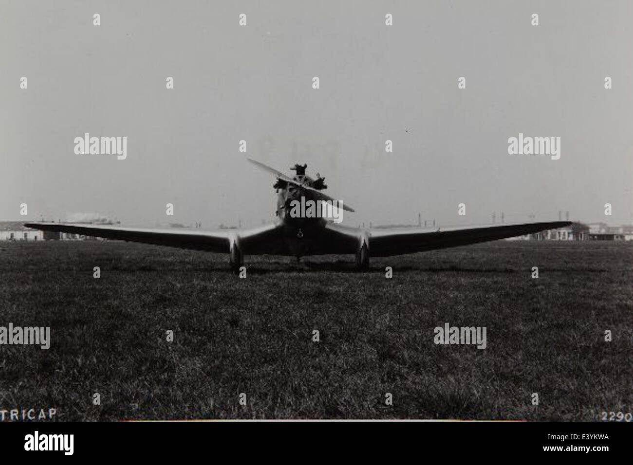 Photograph of a Caproni aircraft, showcased at the San Diego Air and Space Museum, highlighting ...