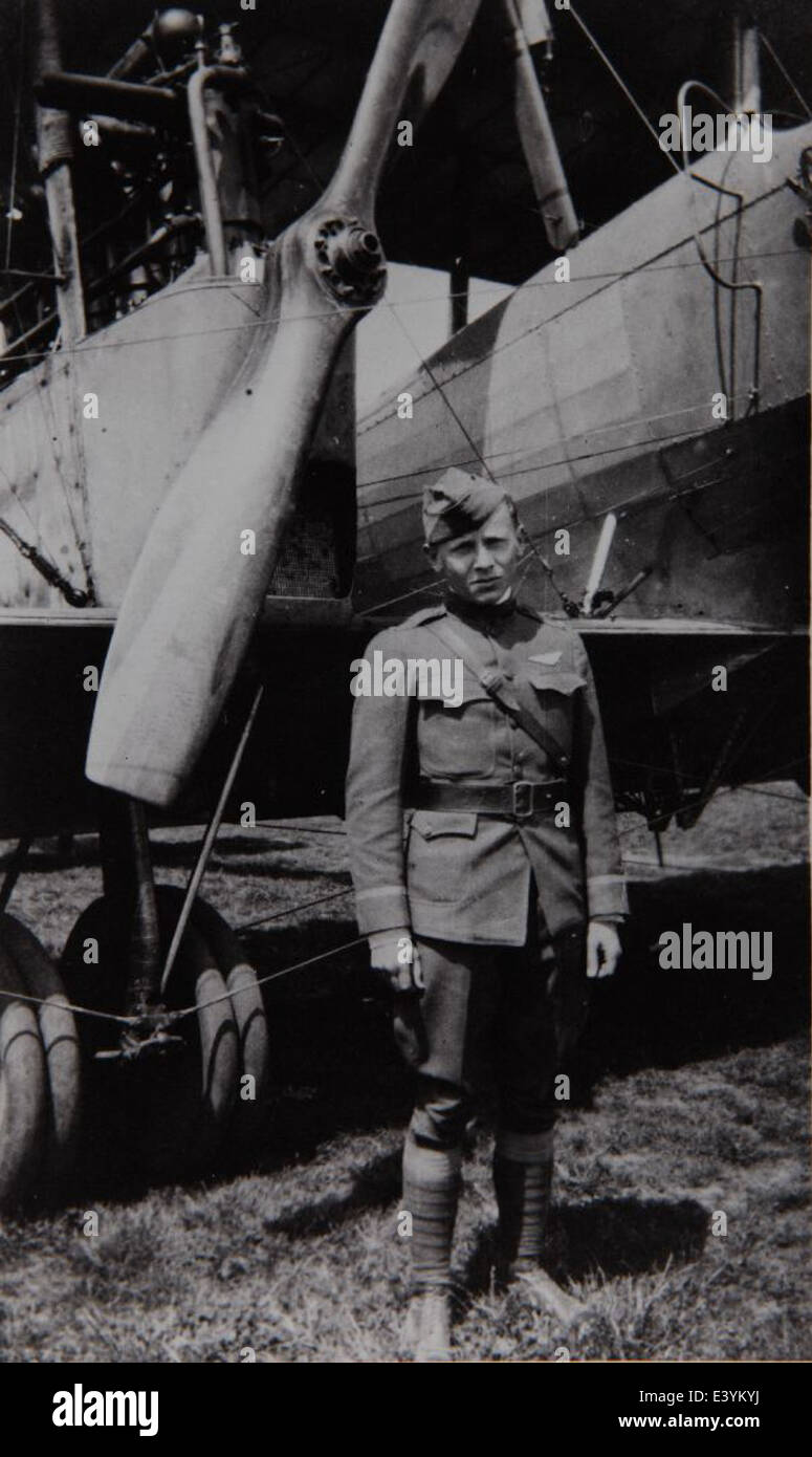 The Caproni Ca 5, an Italian World War I bomber, displayed at the San ...
