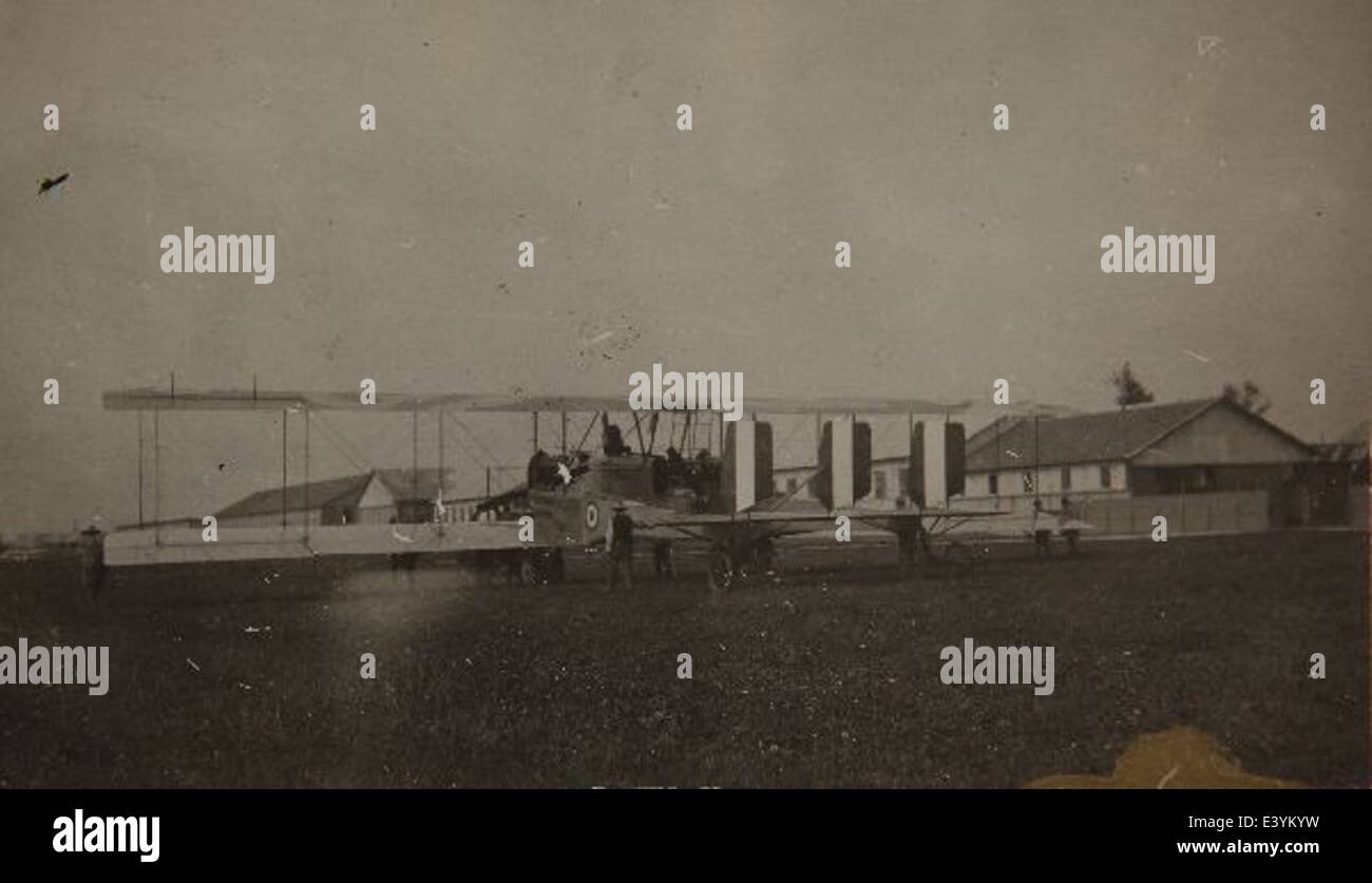 A photograph of the Caproni Ca 5, an Italian World War I-era aircraft ...