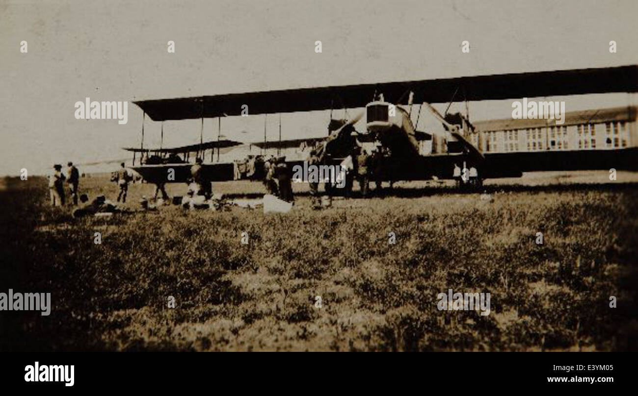 The Caproni Ca 5, an Italian aircraft from the early 20th century, is ...