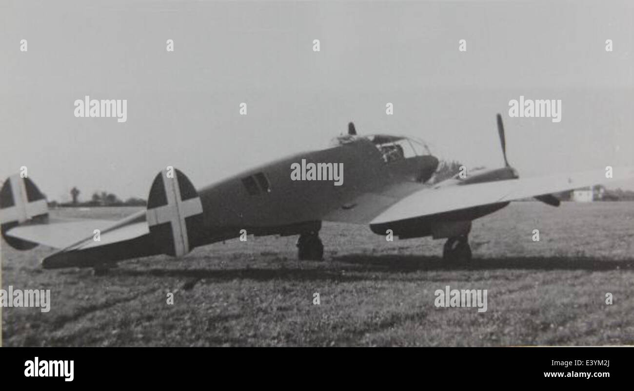 The Caproni Ca.331, an Italian reconnaissance aircraft used during ...