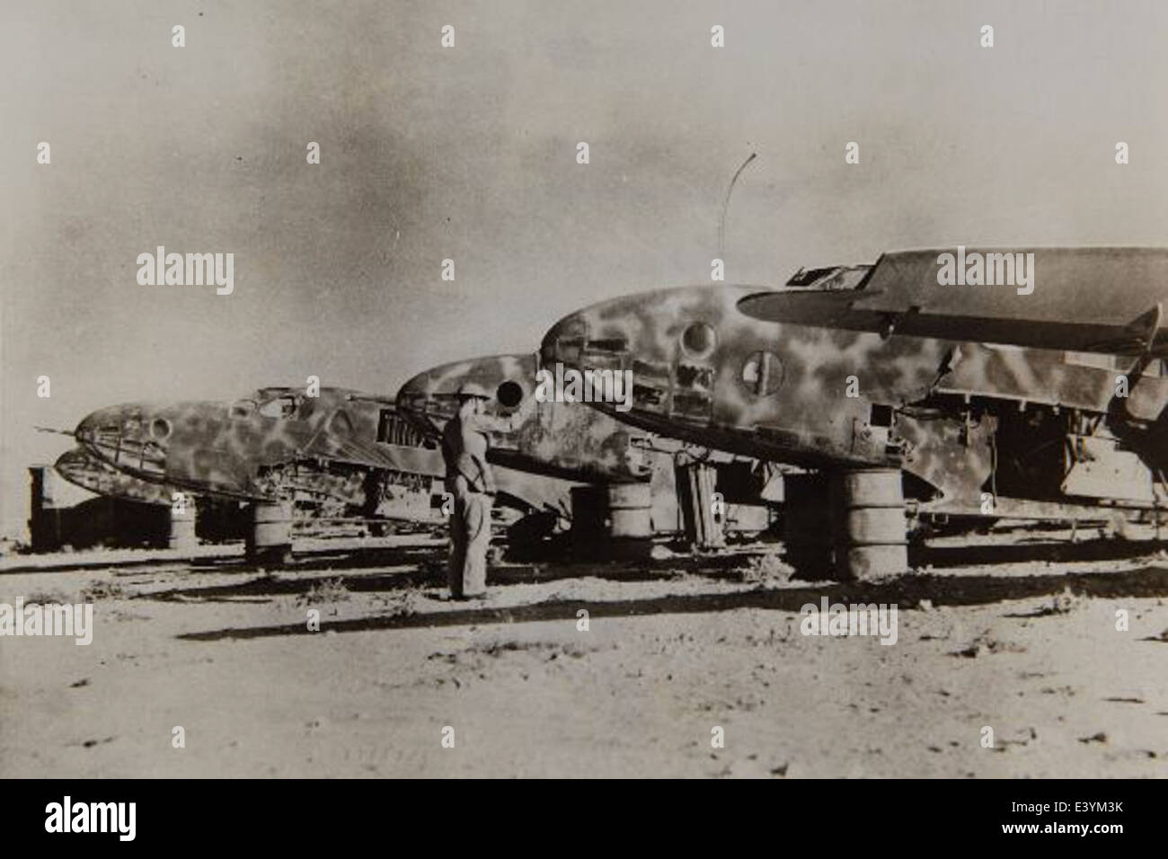 This image features the Caproni Ca.311, an Italian bomber aircraft used during World War II. It ...