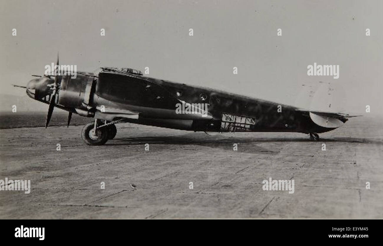 A photograph of the Caproni Ca 135, an Italian aircraft used during the ...