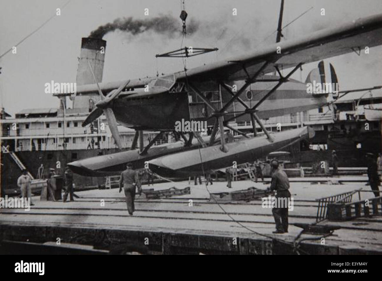 This image shows a Caproni Ca 111, an Italian bomber aircraft used primarily during World War II ...