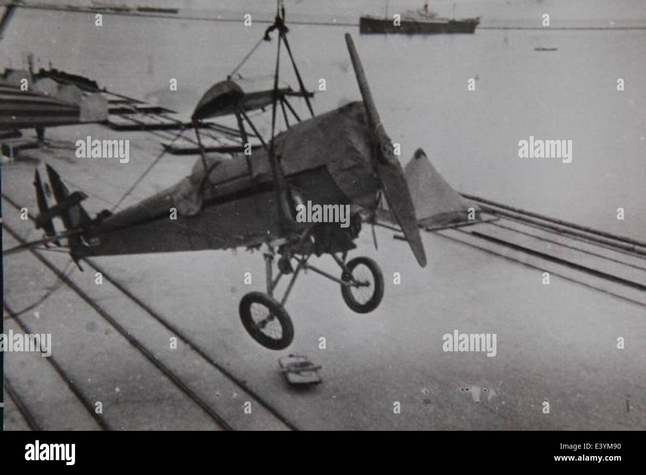 The Caproni Ca.100, an Italian aircraft from the 1930s, displayed at ...