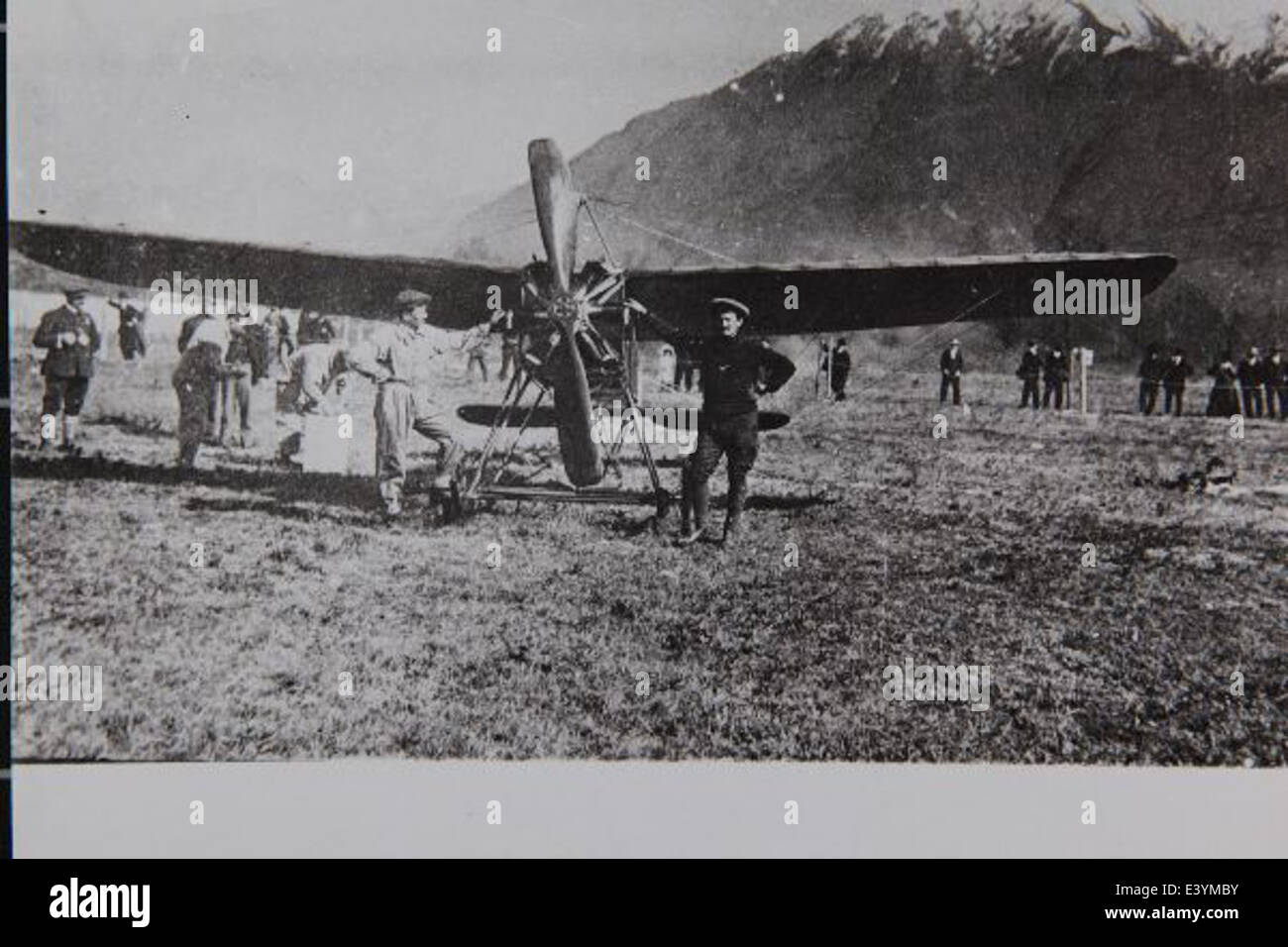 Photograph of a Caproni aircraft, displayed at the San Diego Air and ...