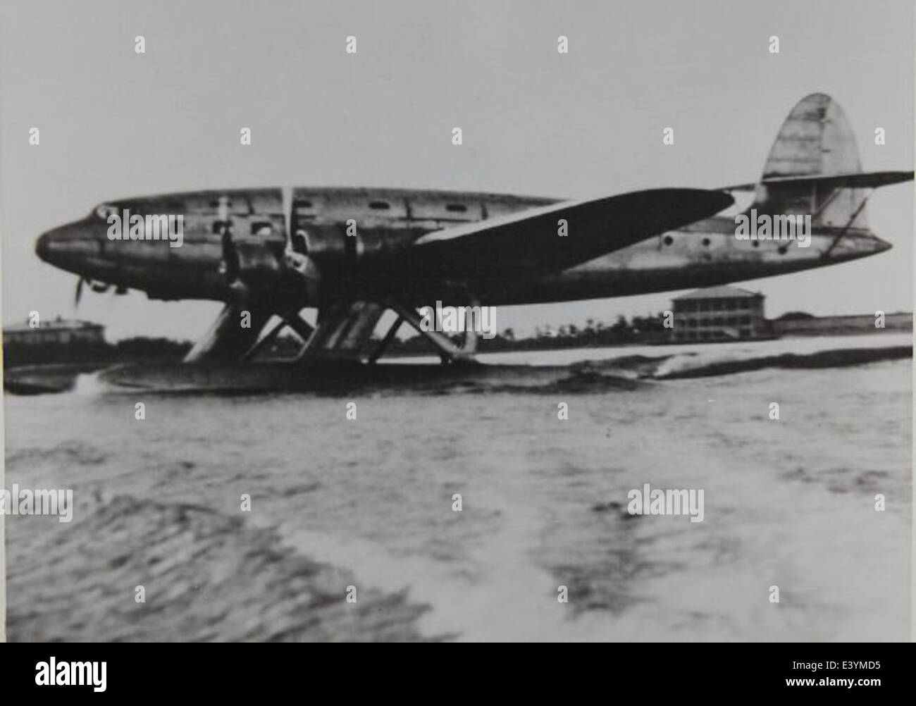 Photograph of the CANT Z 511, an Italian flying boat developed by C.R.D ...