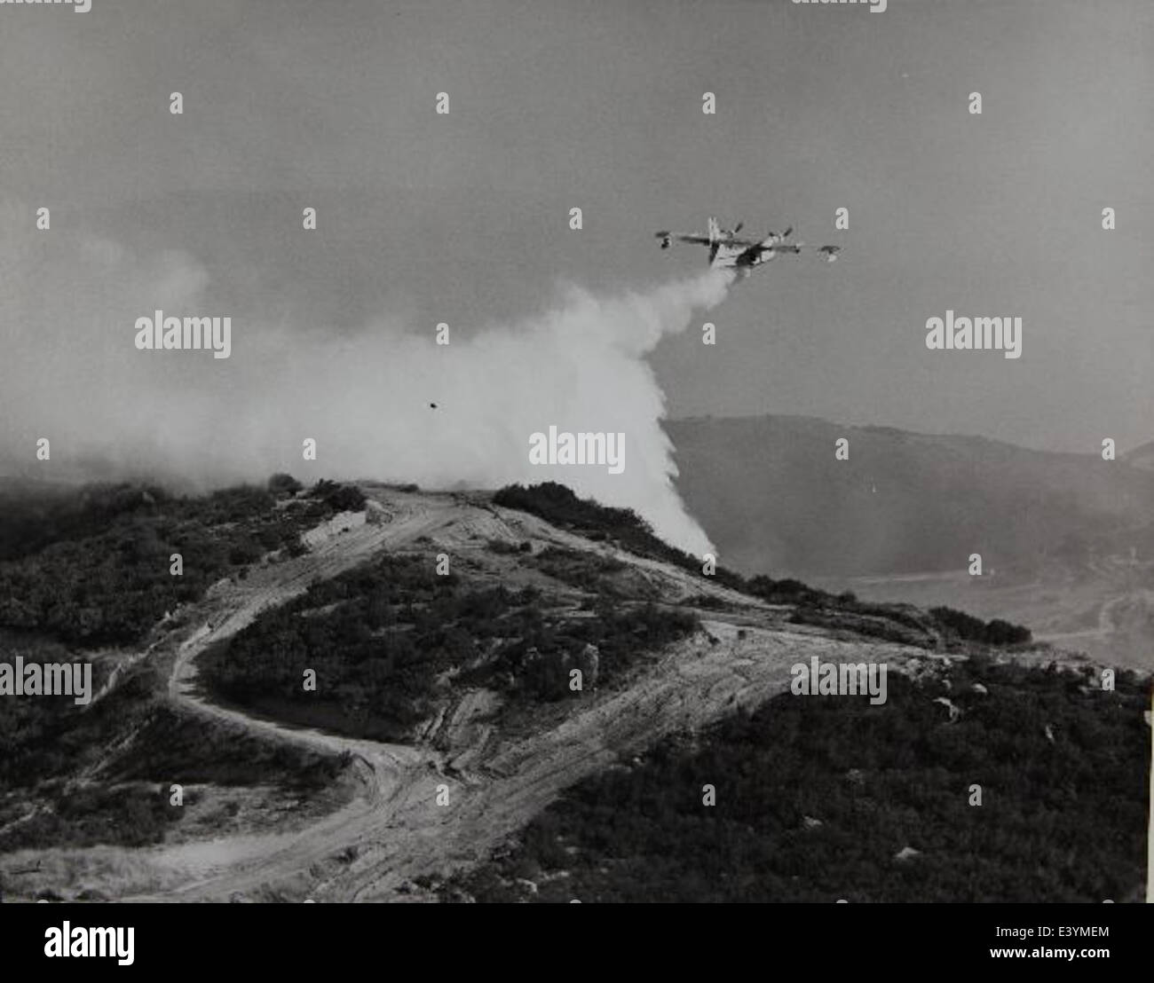 The Canadair CL-215, a Canadian amphibious aircraft designed for ...