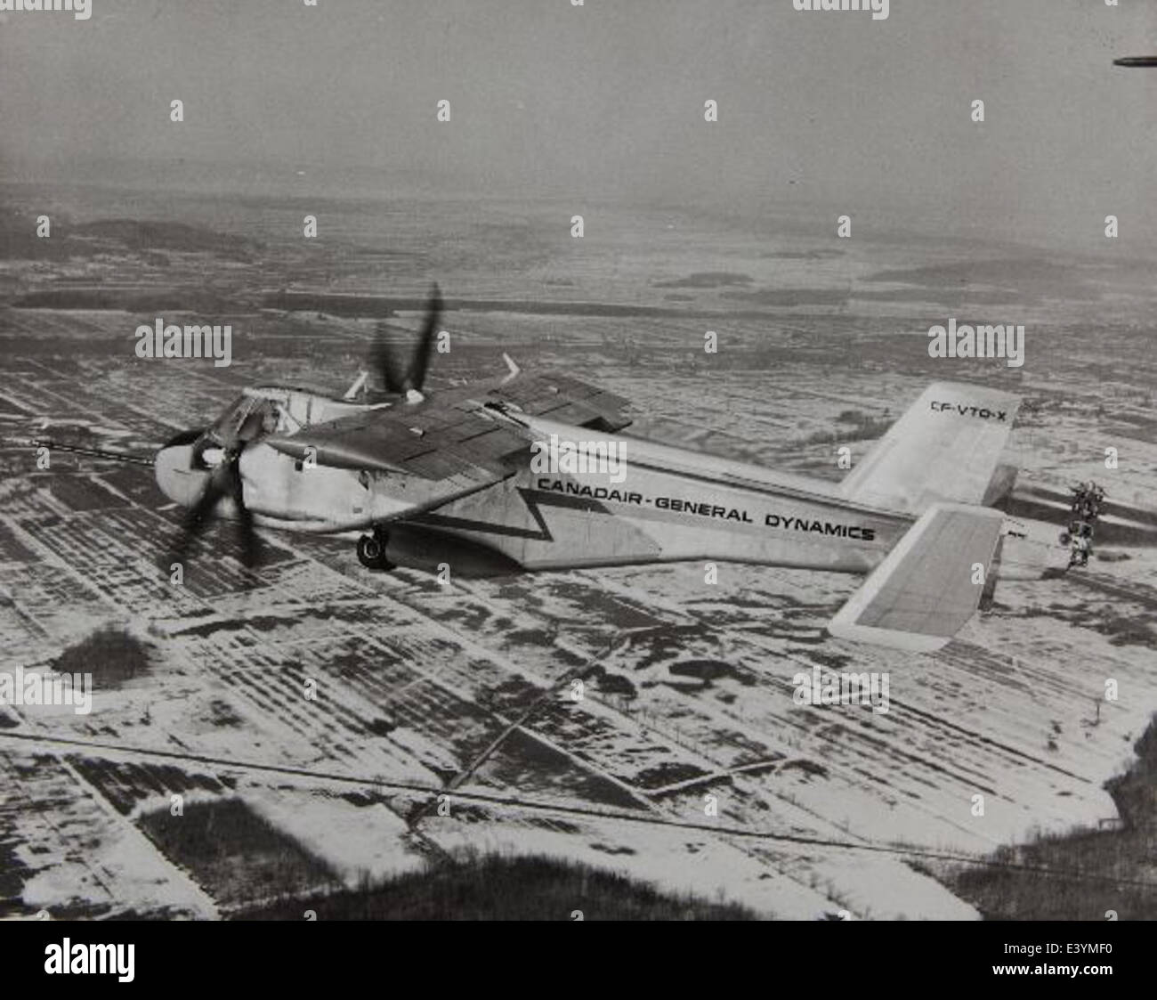 Image of the Canadair CL-84-1, a significant aircraft in aviation ...