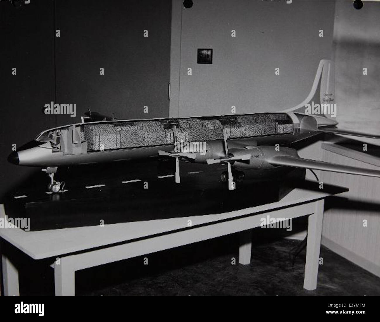 Photograph of the Canadair CL-44, a versatile cargo and passenger ...