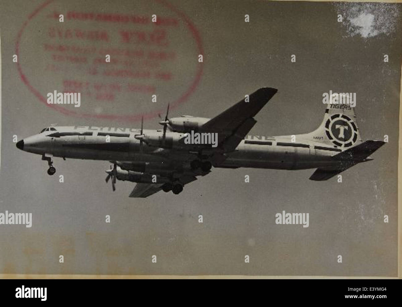 A photograph of the Canadair CL-44 aircraft, an important airliner from ...