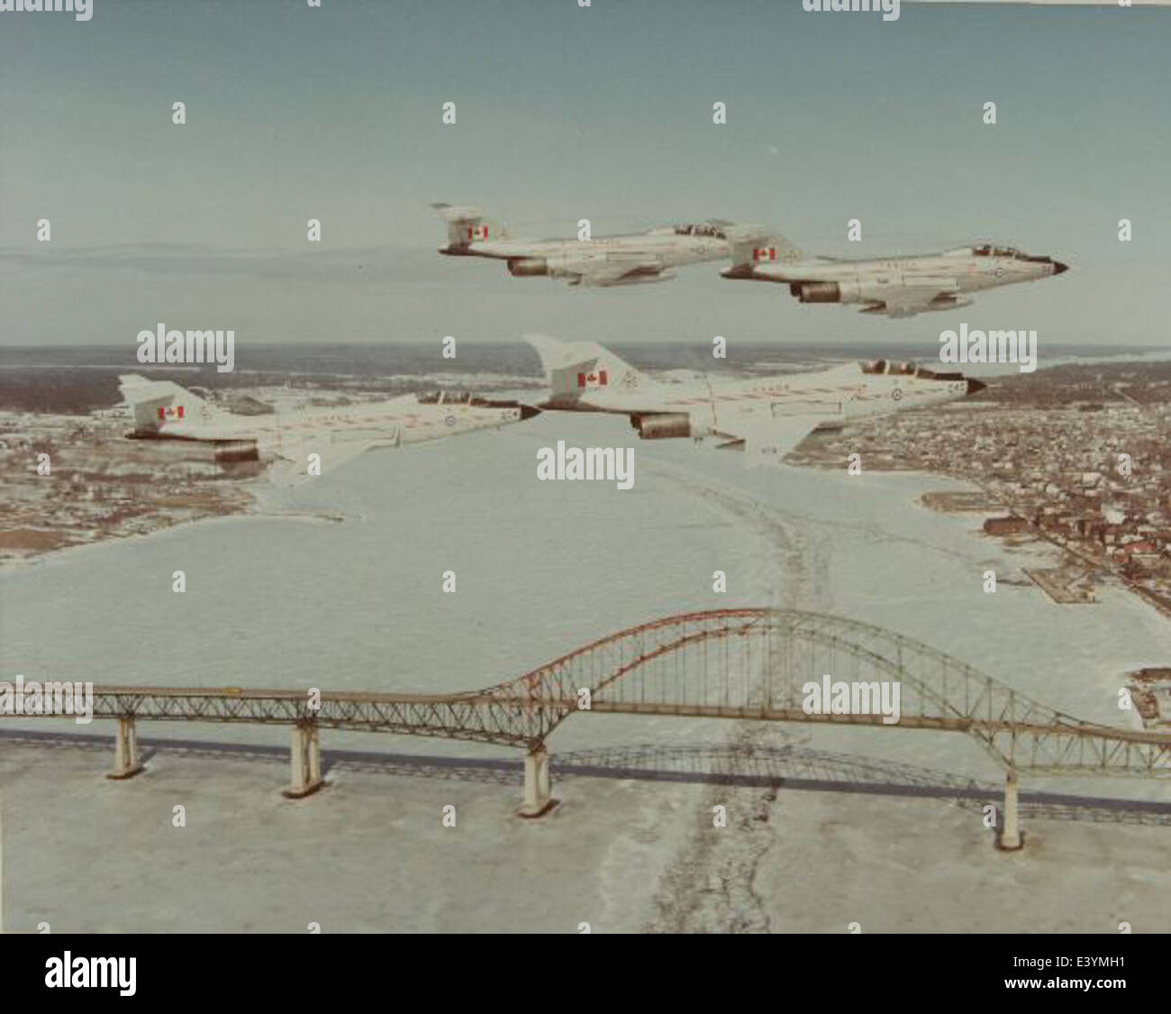 A photograph of the Canadair CF-101 Voodoo, a Canadian-built fighter ...