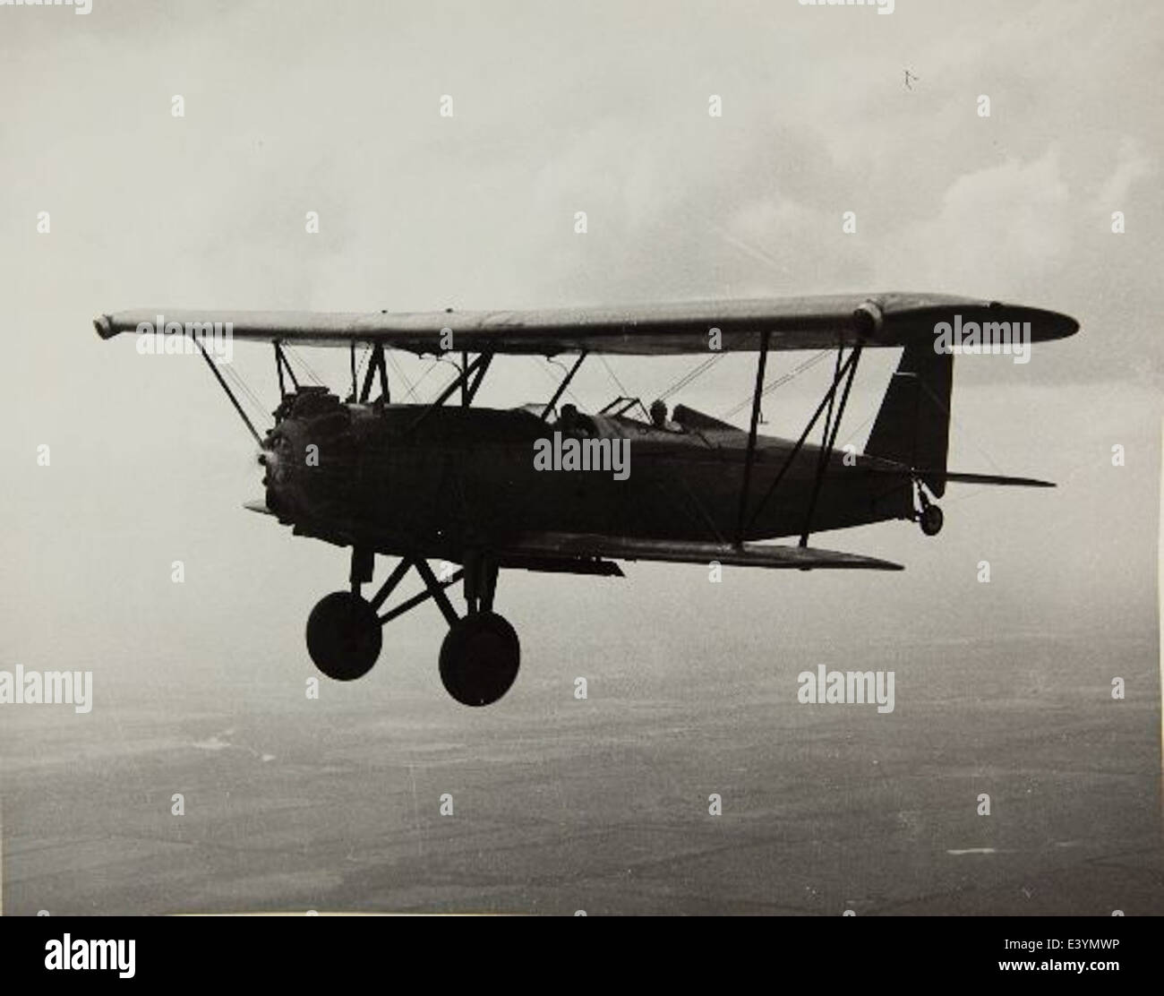 The Stearman C-3R, a vintage biplane used for early flight training ...