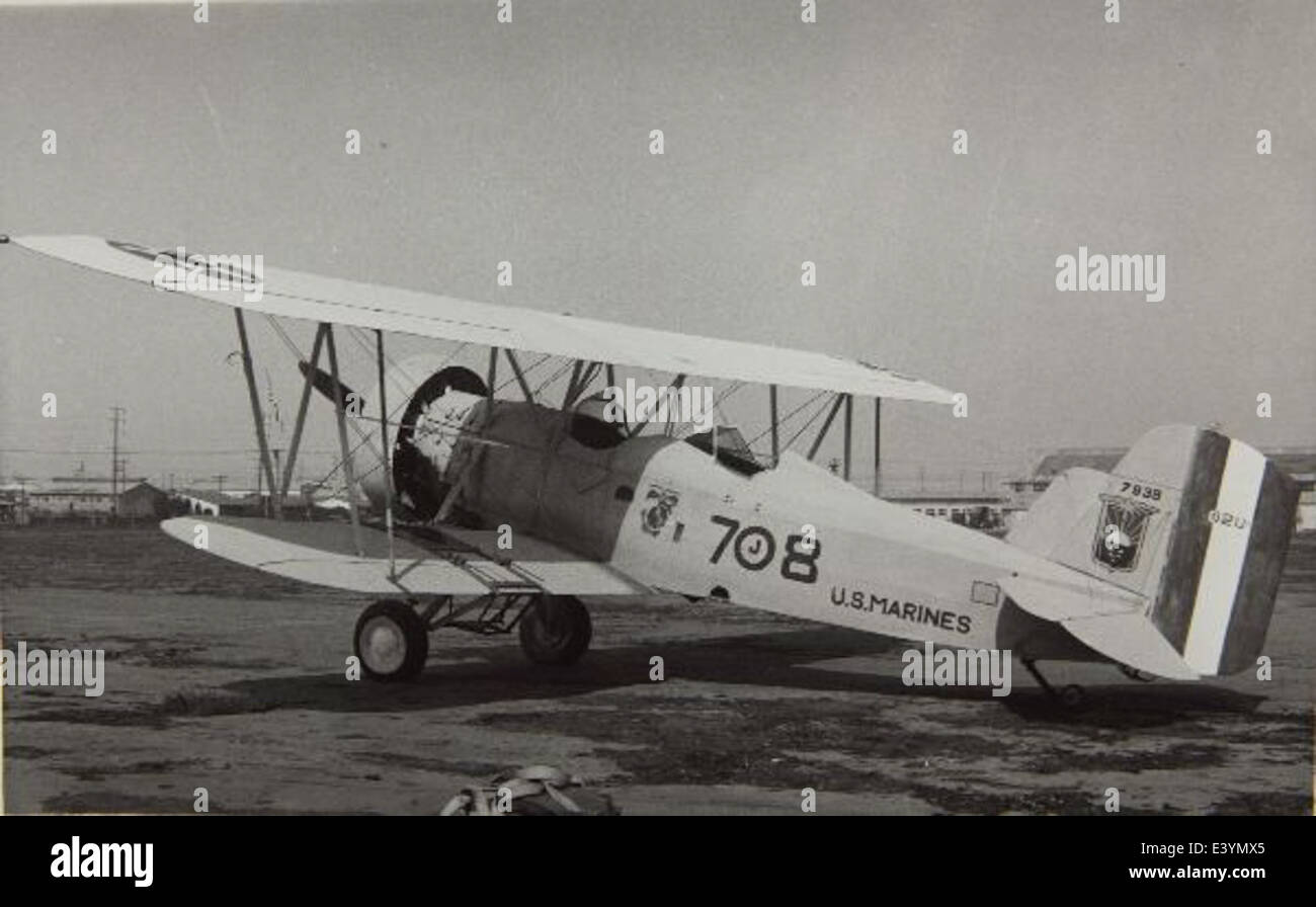 A photograph of the Stearman C-3R, an iconic biplane displayed at San ...