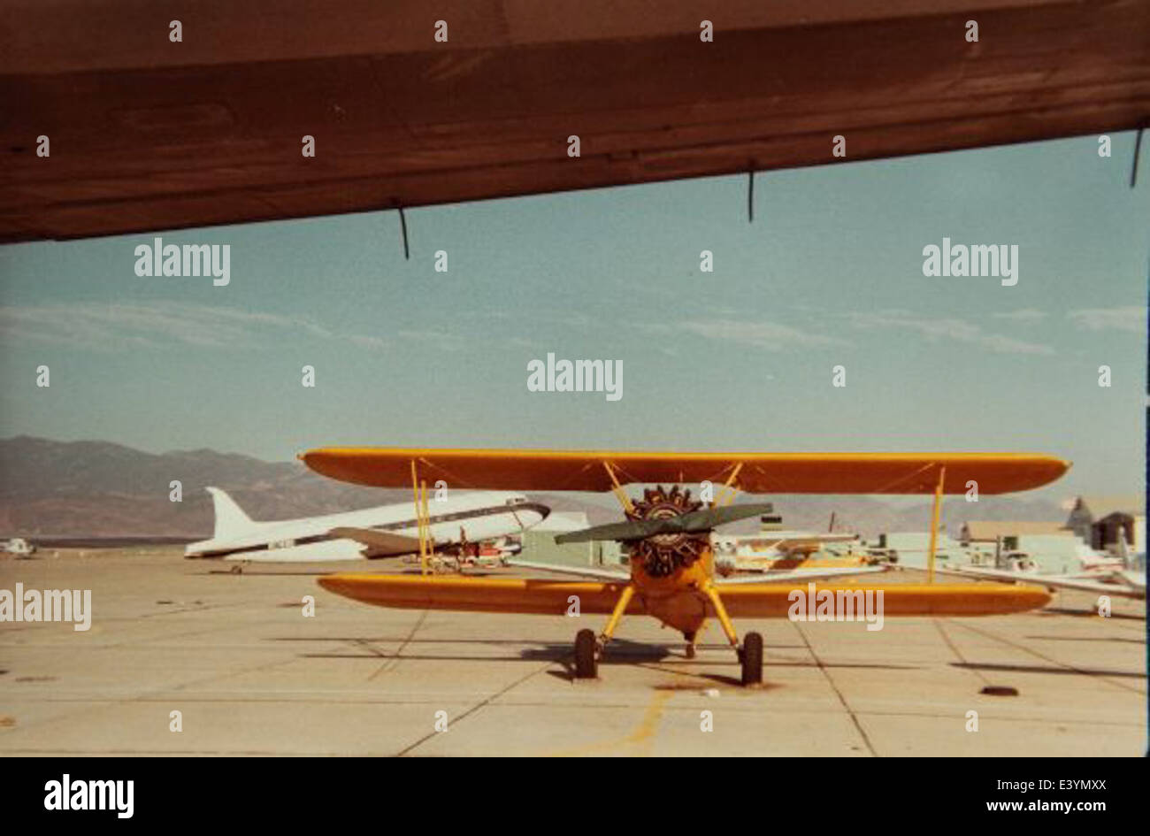 The Stearman C-3R, an early biplane used for both civilian and military ...