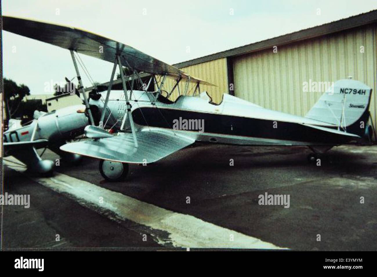 A photograph of the Stearman C-3R, a classic biplane known for its role ...