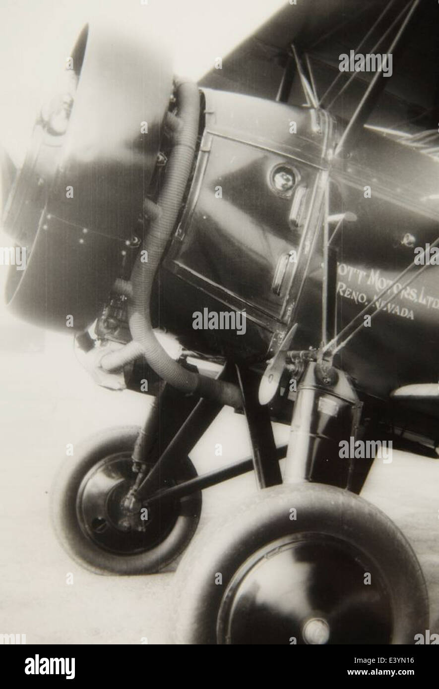 A photograph of the Stearman C-3R, a civilian aircraft used for mail ...