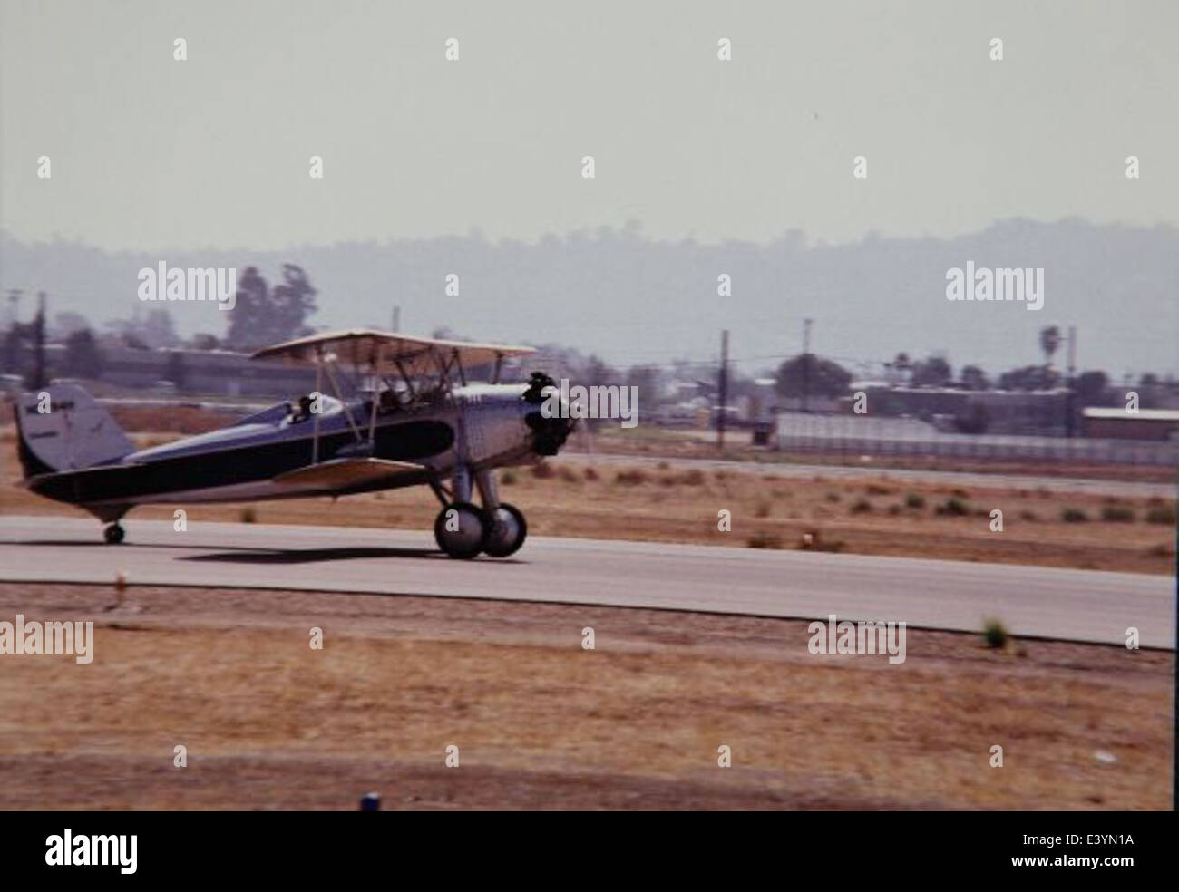 The Stearman C-3R, an early American biplane, is showcased in this ...