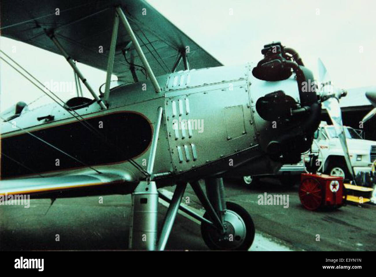 Photograph of a Stearman C-3R aircraft, showcasing its design and role ...