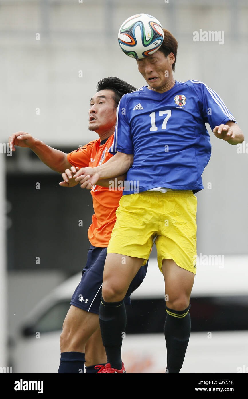NACK5 Stadium Omiya, Saitama, Japan. 1st July, 2014. Shinnosuke ...