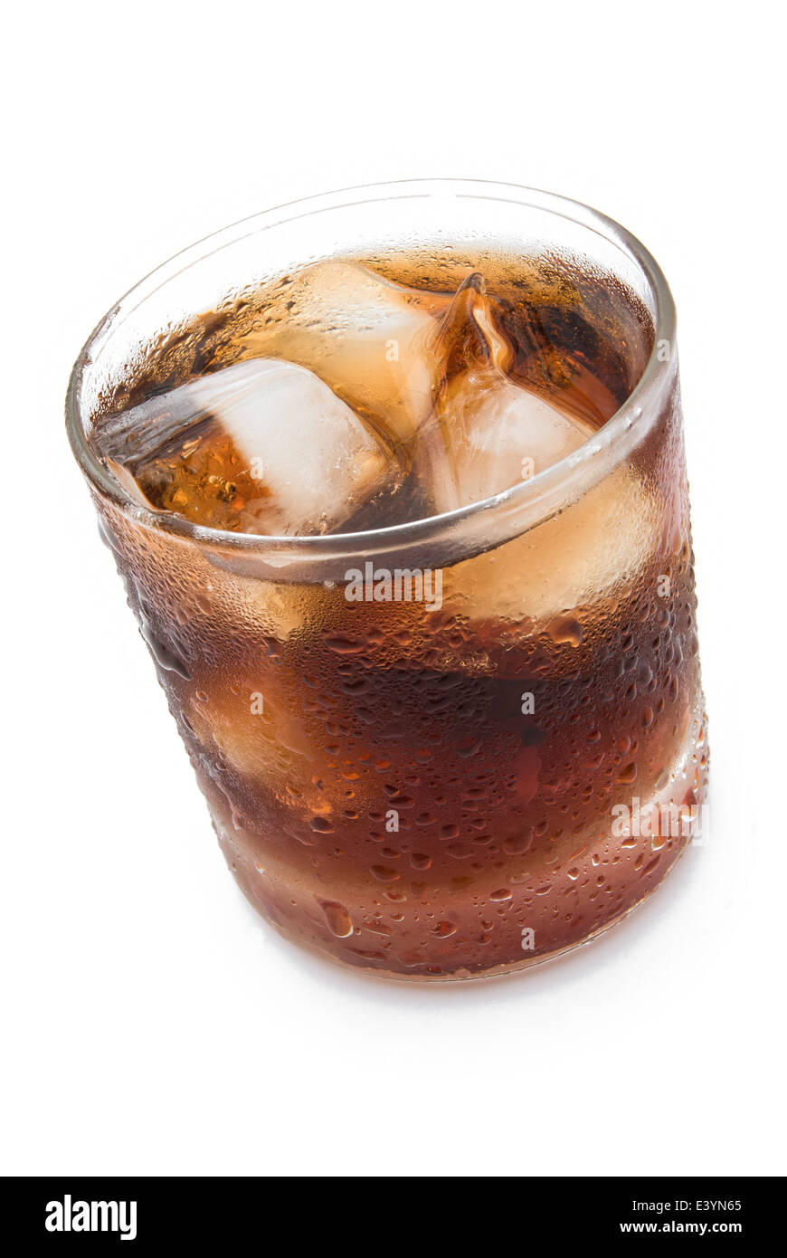 cup of iced cola with clipping path Stock Photo - Alamy