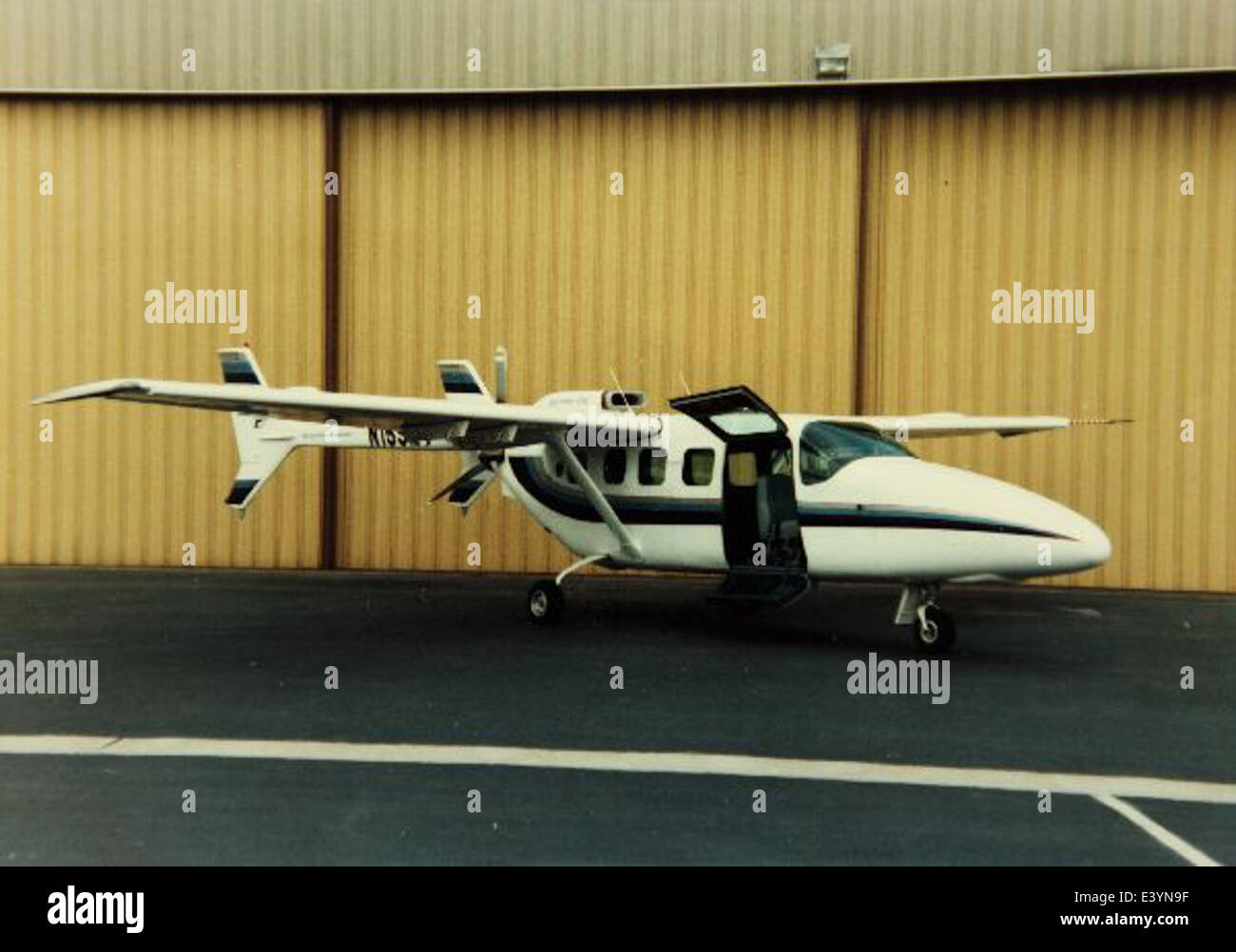 A photograph of the Spectrum-One SA-550, a light helicopter designed ...