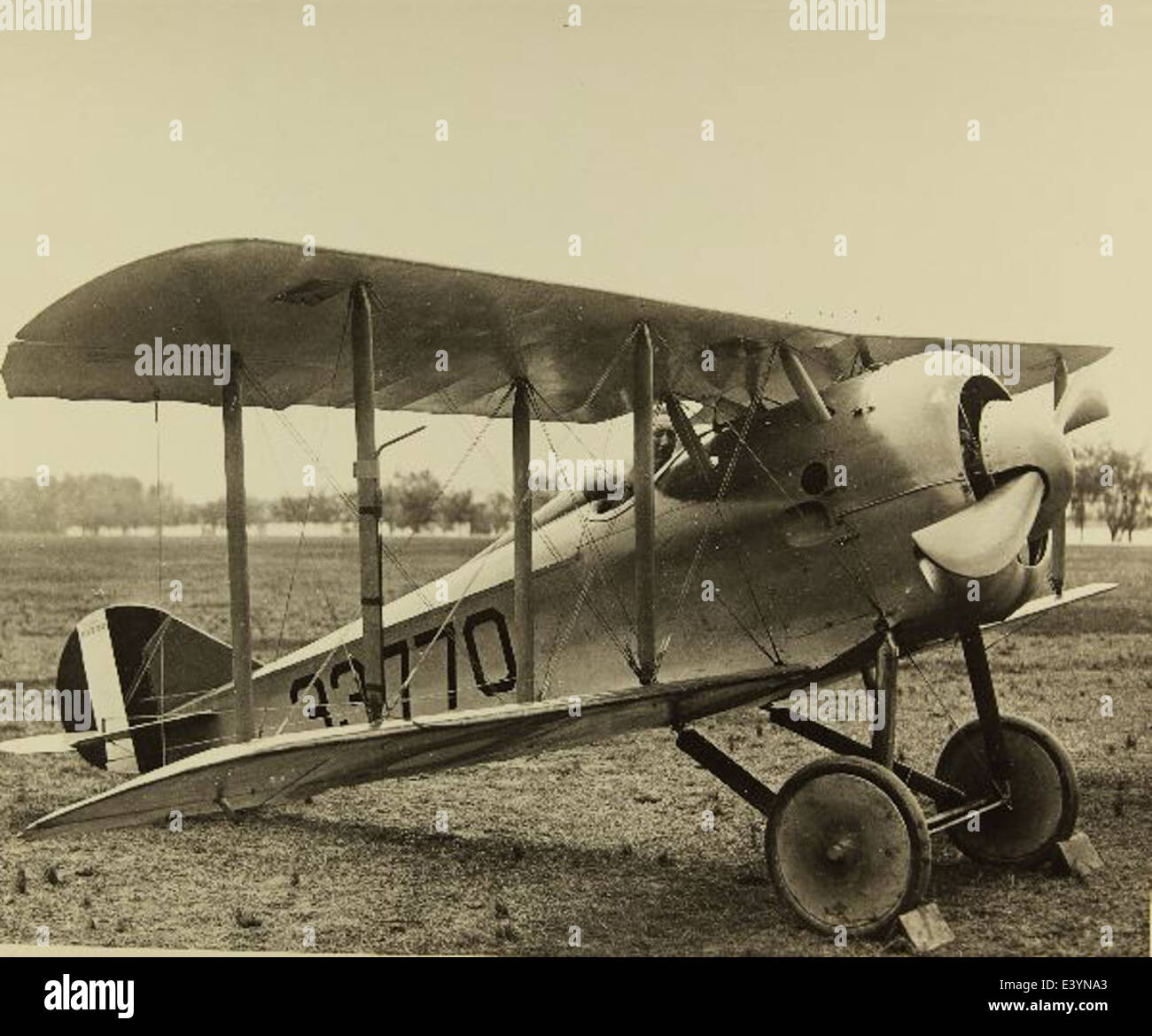 The Standard E-1 is shown in this image, an early American military ...