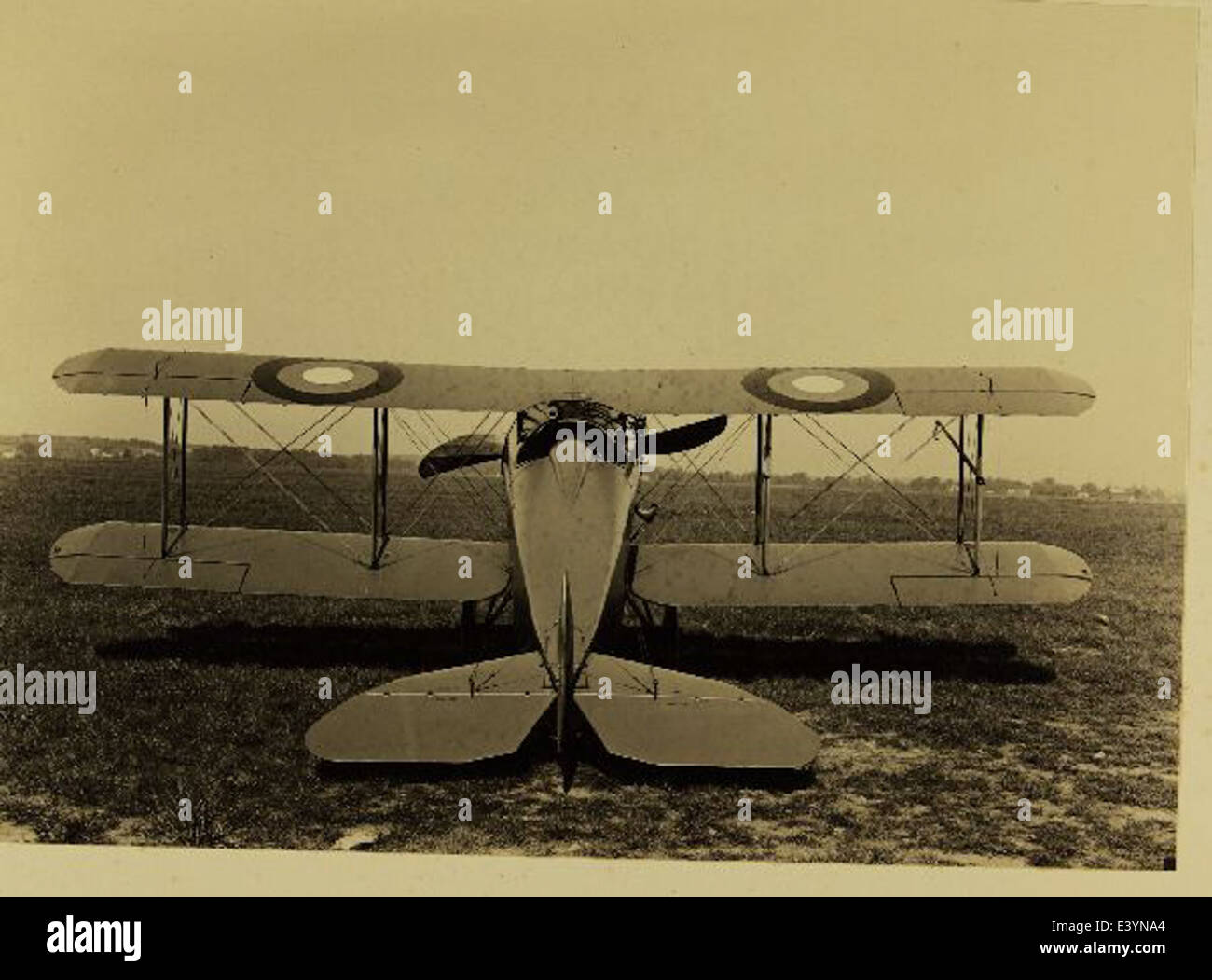 A photograph of the Standard E-1, an early aircraft from the 1920s ...