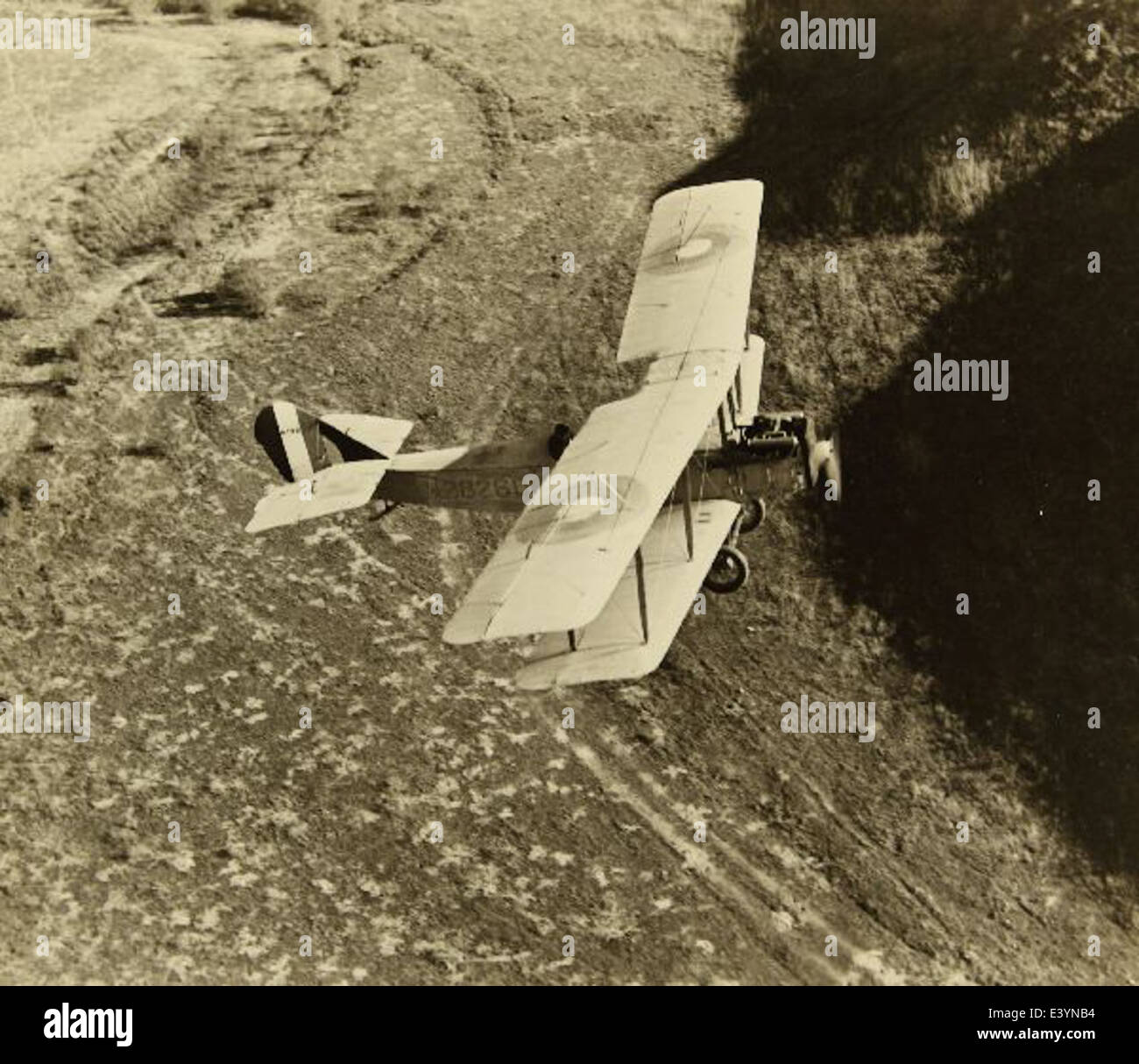 The Standard J-1, an early biplane used for civilian and military ...