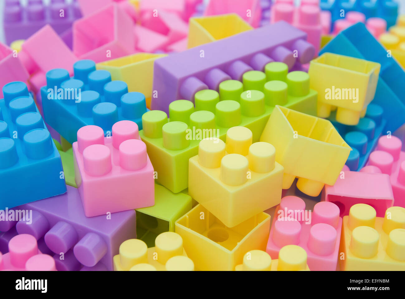 different color toy bricks Stock Photo - Alamy