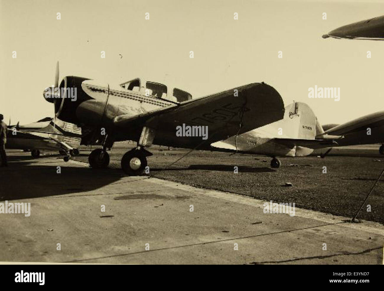 A photograph of the Spartan C4-301, an aircraft showcased at the San ...