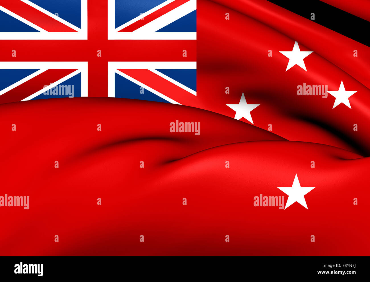 Civil Ensign of New Zealand. Close Up Stock Photo - Alamy