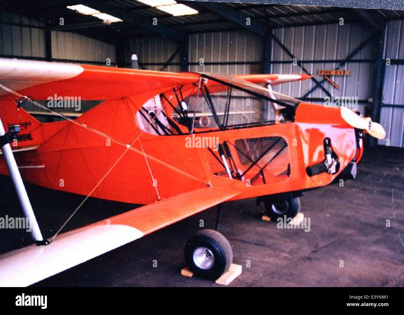 The Sorrell NS-8, shown in this photograph, is a light aircraft model ...