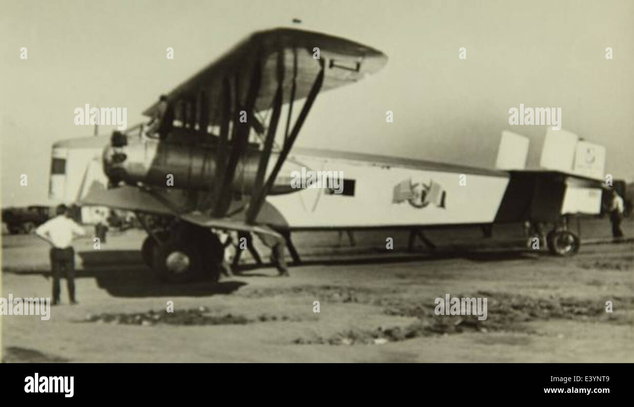 Photograph of the Sikorsky S-37, an early helicopter model developed by ...