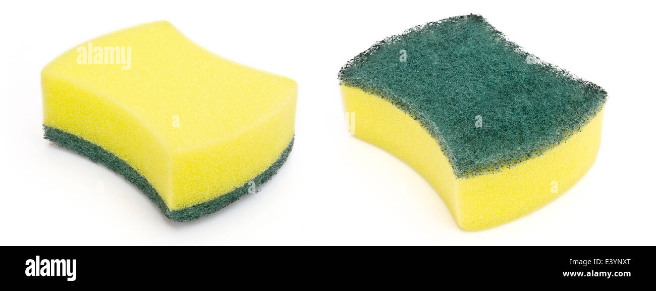 double side cleaning sponge Stock Photo - Alamy