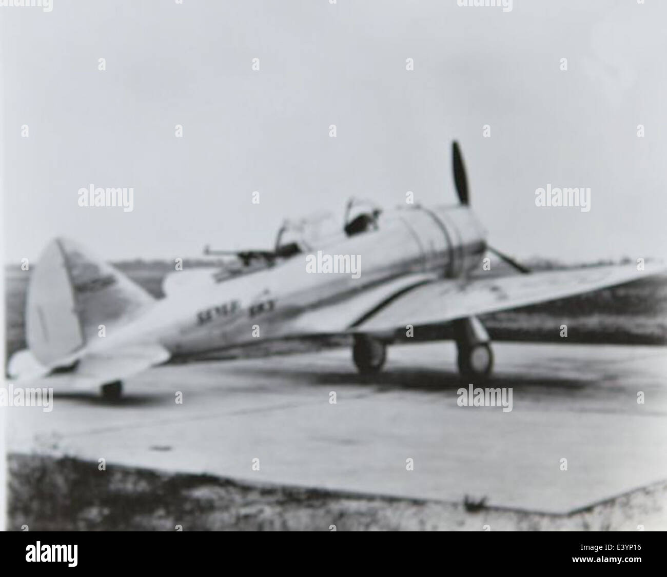 A photograph of the Seversky SEV-2PA aircraft, showing its design and ...