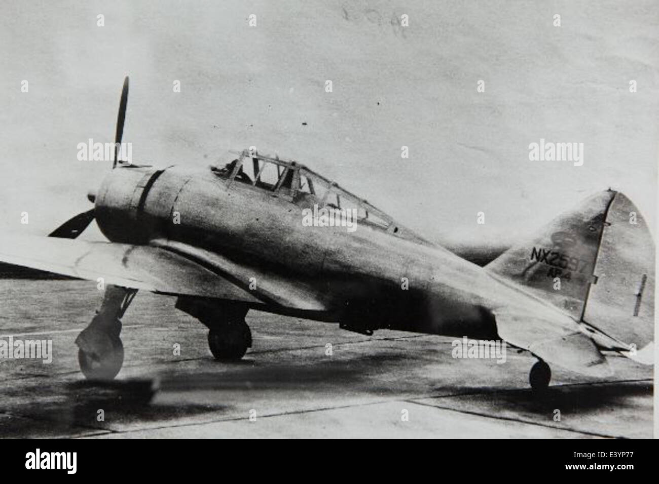 A photograph of the Seversky AP-4, a pre-World War II aircraft, known ...