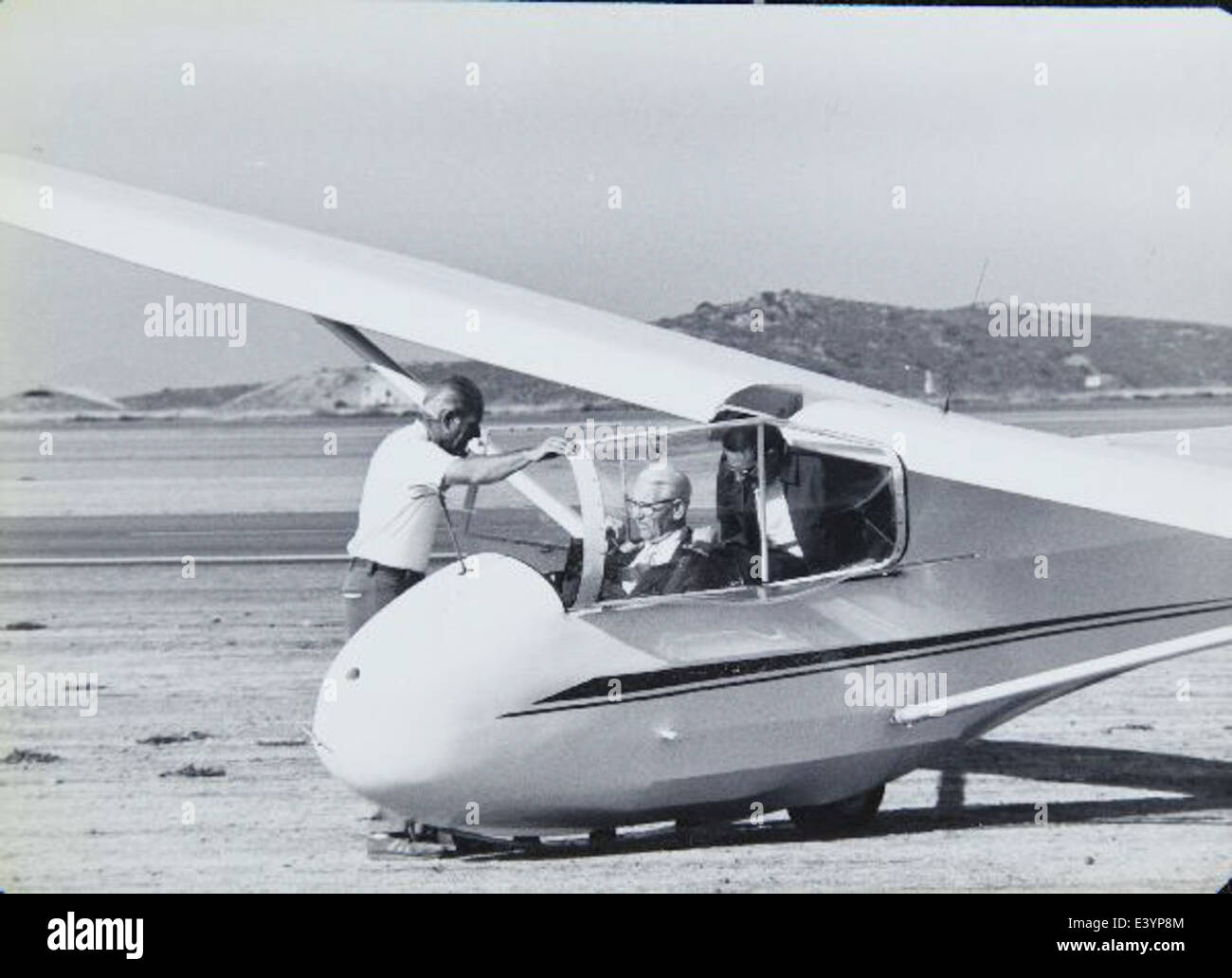 The Schweizer SGS-2-33 glider, displayed at the San Diego Air & Space ...