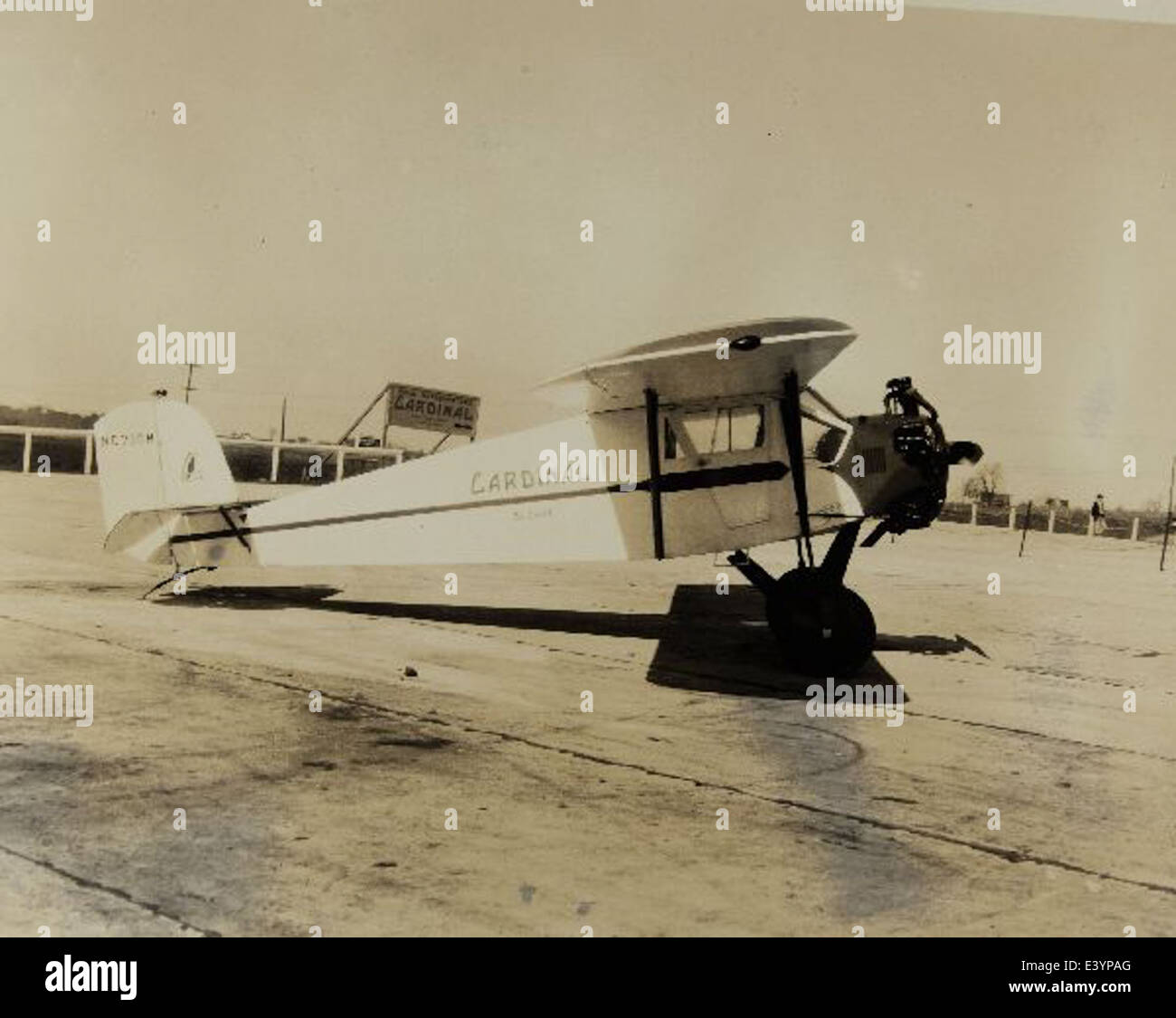 A photograph of a St. Louis C2 Cardinal aircraft, showcasing its design ...