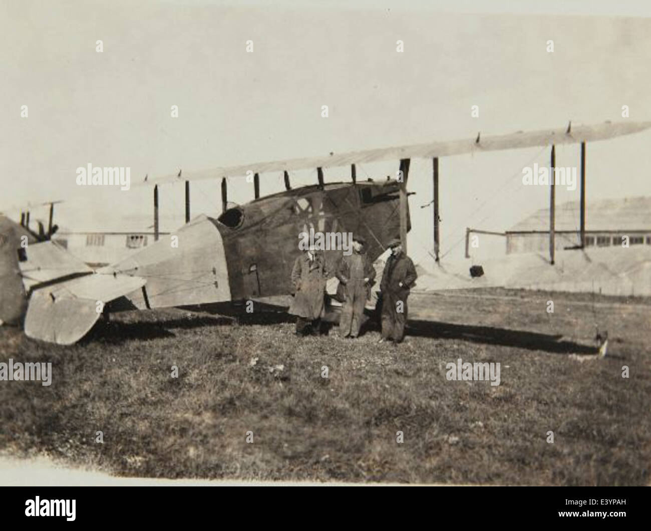 A photograph of a Sattco biplane, showcasing its cabin design and its ...