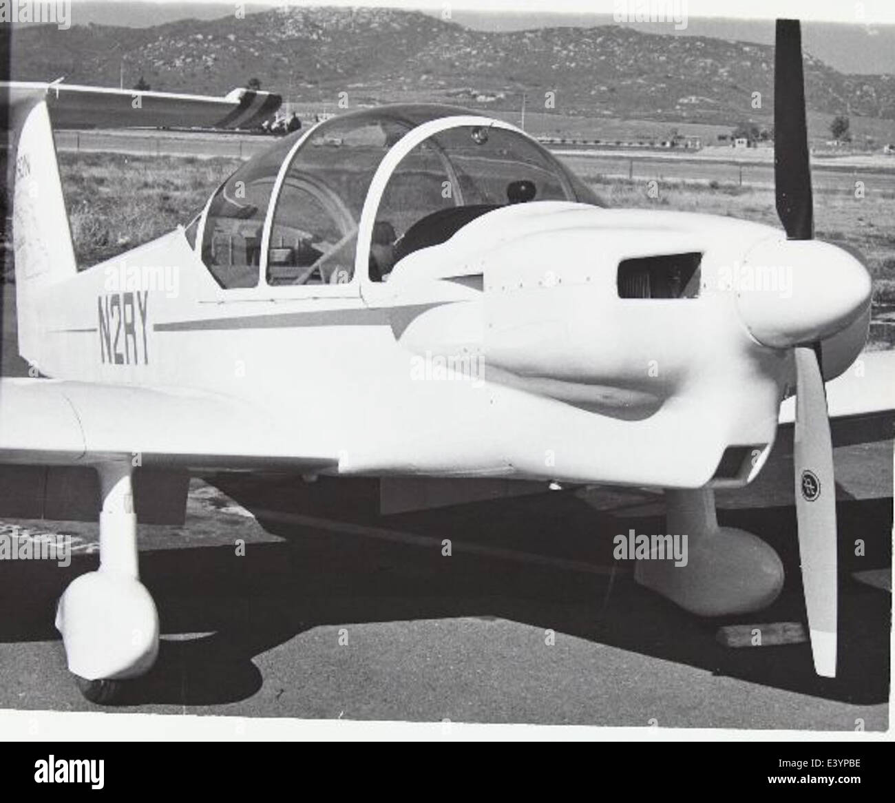 A photograph of the Ryson ST-100, a prototype aircraft known for its ...