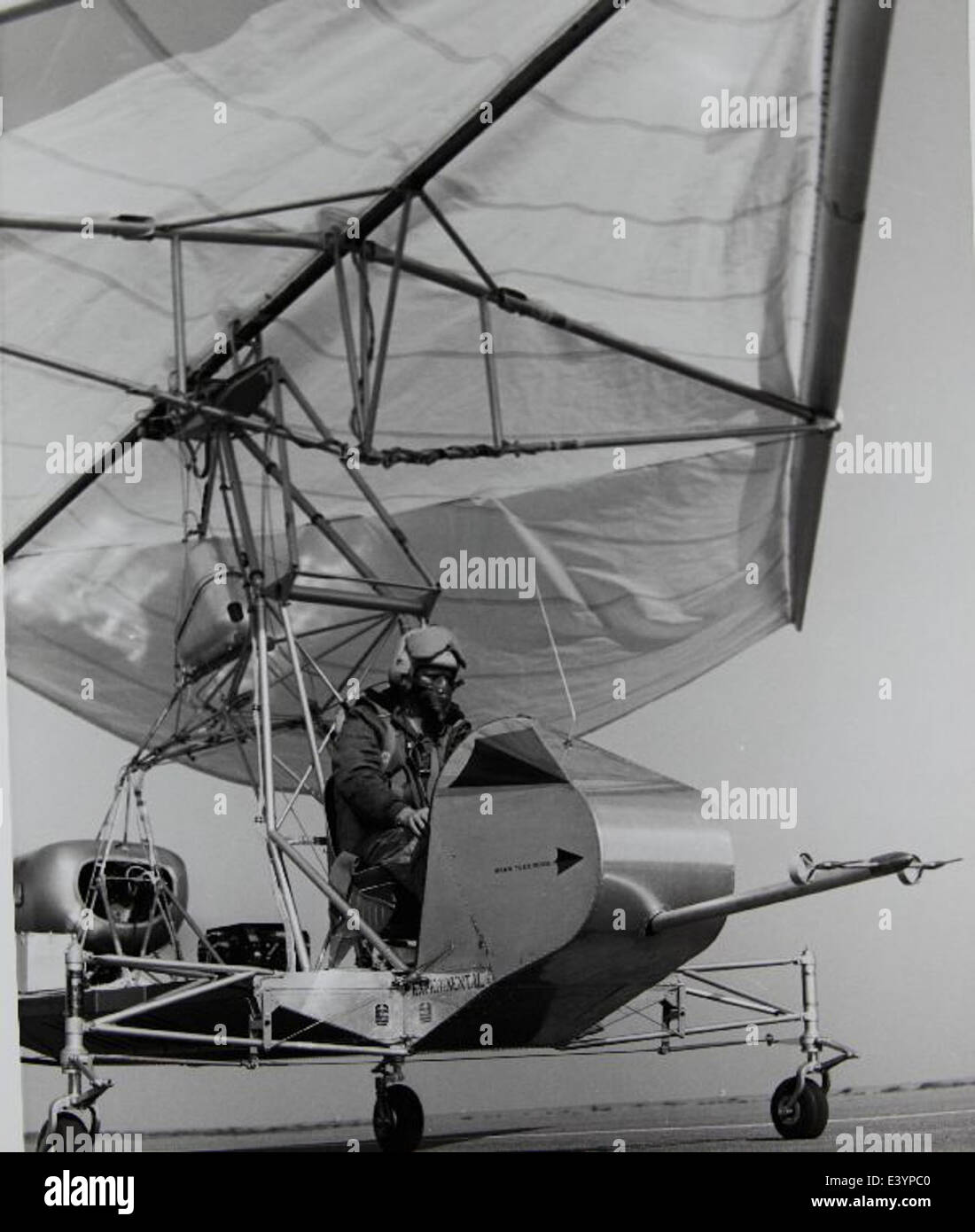 An image depicting a Ryan Aircraft with a flexwing design, displayed at ...